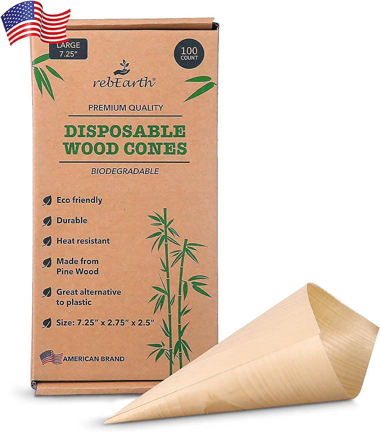 Disposable Wood Cones – Kim•Chi•Avocado