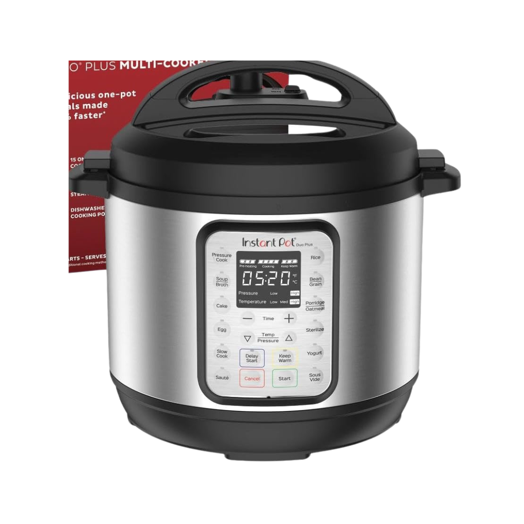 Instant Pot Duo Plus 6 Quart 9-in-1 Electric Pressure Cooker, Slow Coo ...